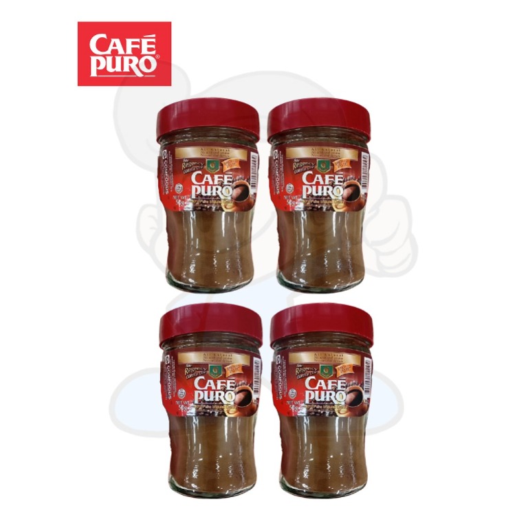 Cafe Puro Instant Coffee In Regency Cup (4 x 50g), Food & Drinks ...