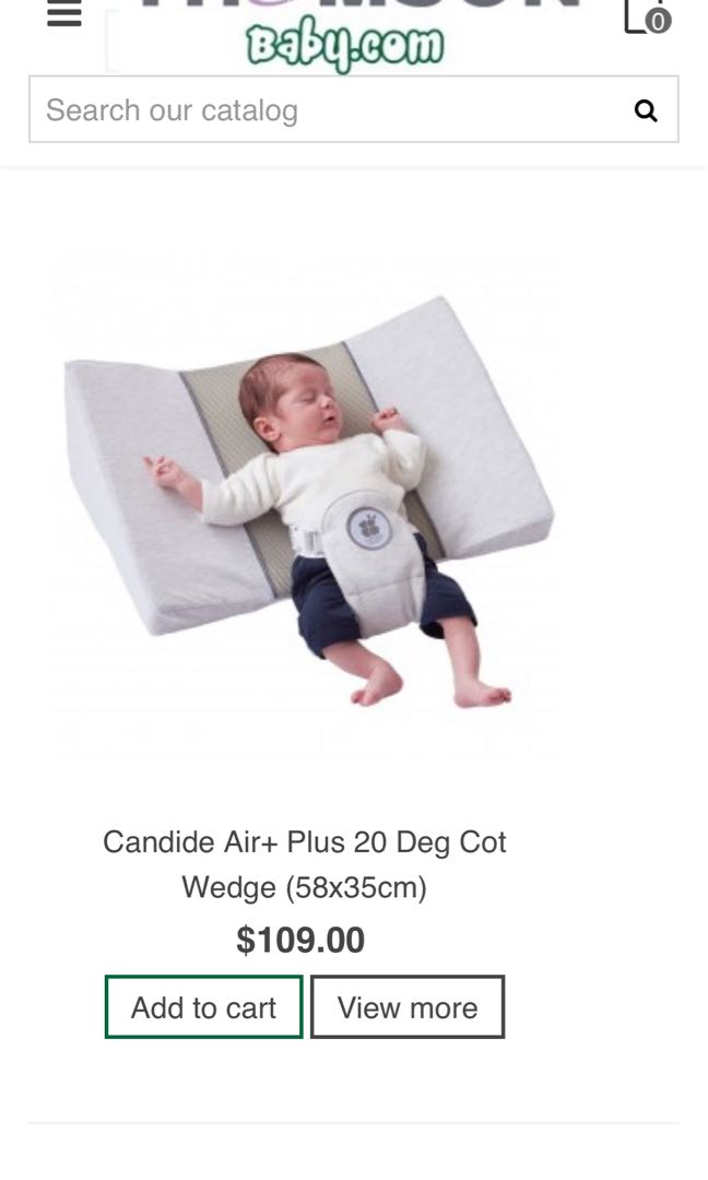 Candide air plus 20 degree cot wedge, Babies & Kids, Baby Nursery ...