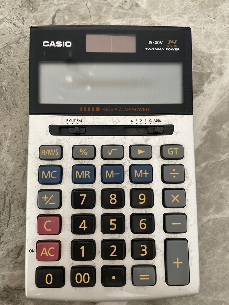Casio JS-40V 計算機, 書本 & 文具, 文具 - Carousell