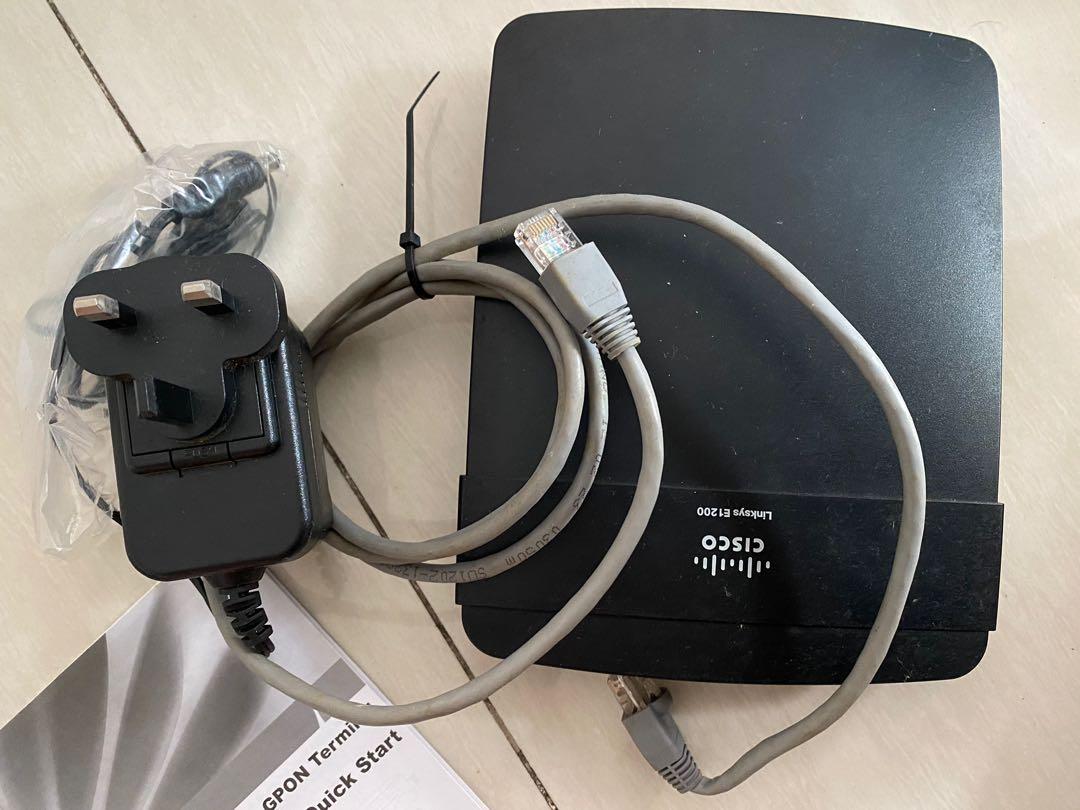 CISCO router Linksys E1200, Computers & Tech, Desktops on Carousell