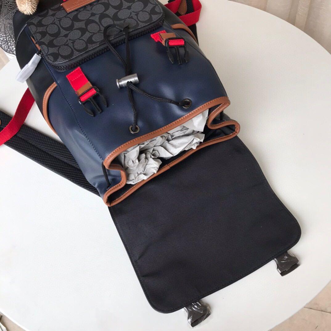 Coach C4139 Track Backpack In Colorblock Signature Canvas, Men's ...
