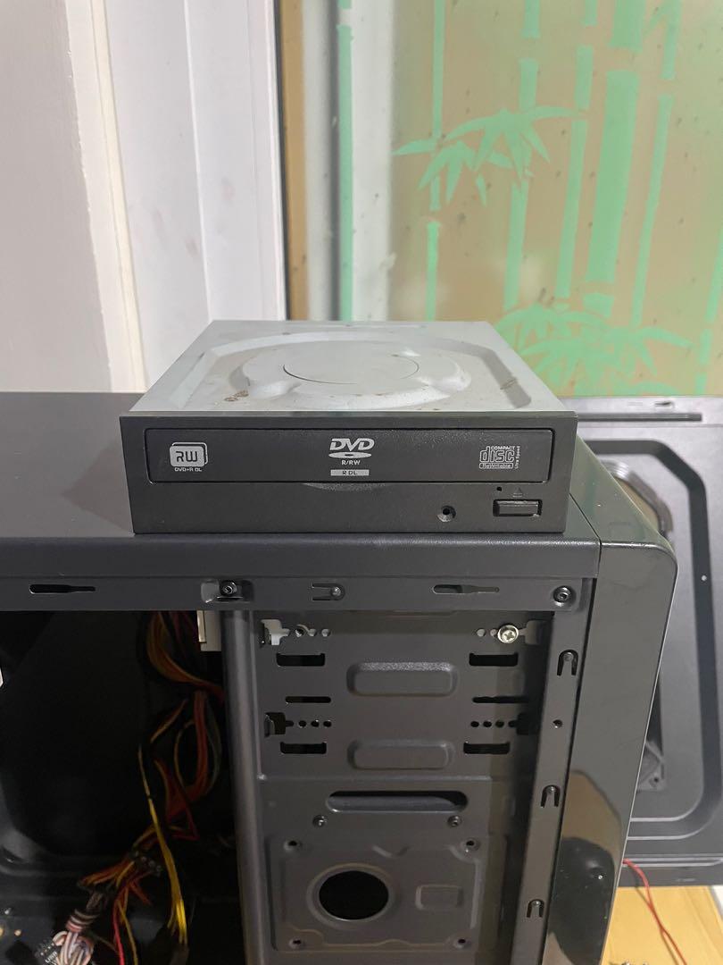 Computer case with power supply unit, A4tech keyboard and mouse, RAM ...