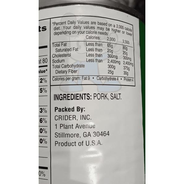 Crider Fully Cooked Ground Pork with Juices, 3 x 24 oz, Food & Drinks ...