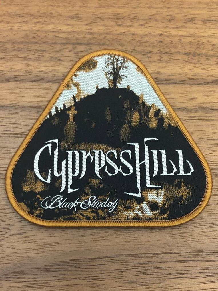 Cypress Hill ‘Black Sunday’ official woven patch, Hobbies & Toys ...