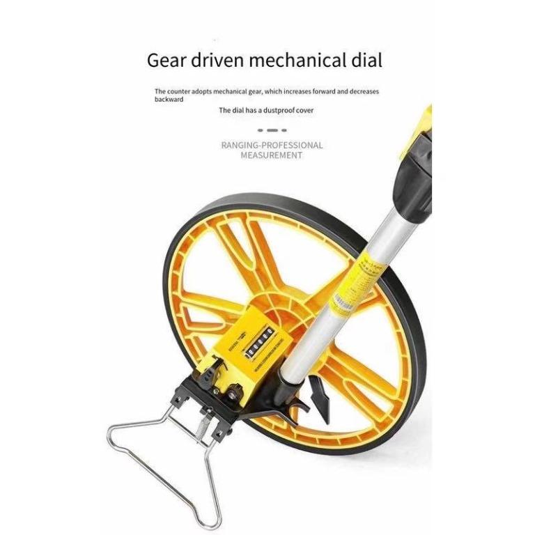 Electric Digital Hand Push Distance Measuring Wheel Road Meter Wheel ...