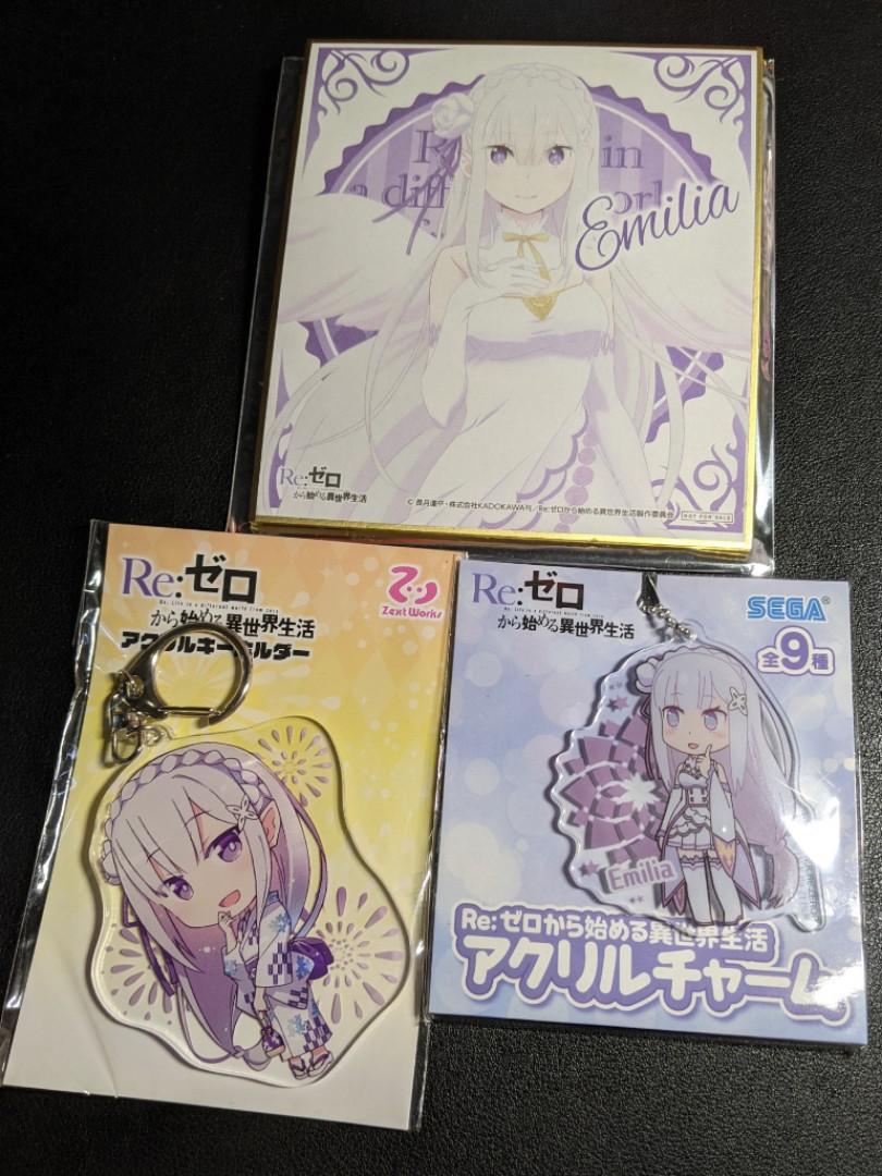Emilia Merchandise Re: Zero, Hobbies & Toys, Toys & Games on Carousell