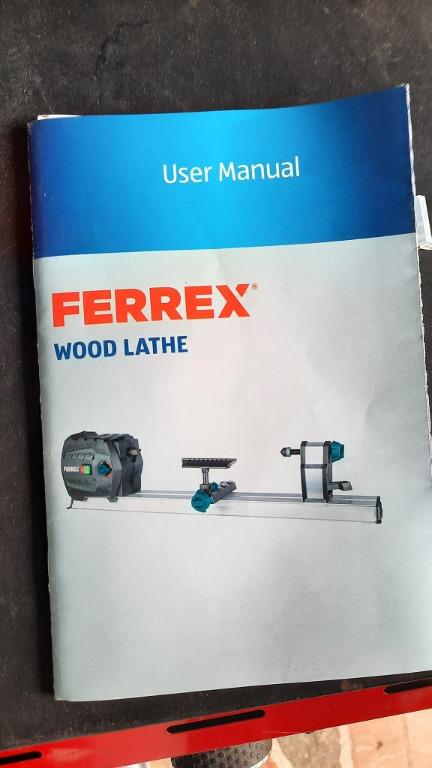 Ferrex Wood Lathe Machine 550W, Commercial & Industrial, Construction ...