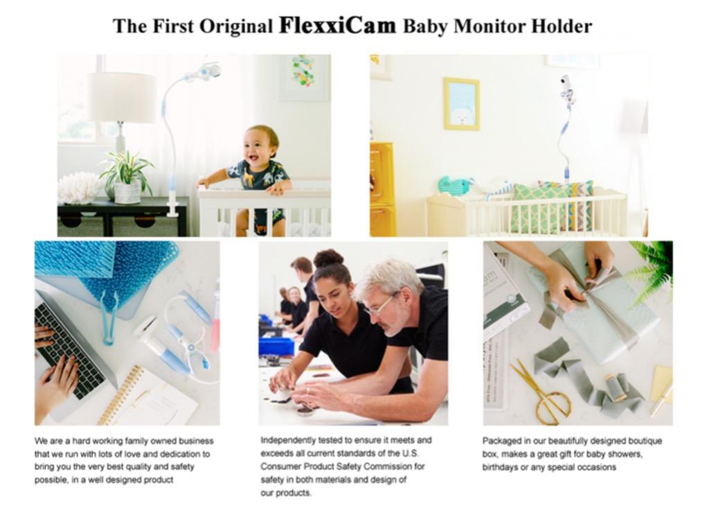 FlexxiCam | Universal Baby Monitor Holder with Strap | Flexible Baby ...