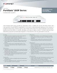 FortiGate 200F Series FG-200F firewall, Computers & Tech, Parts ...