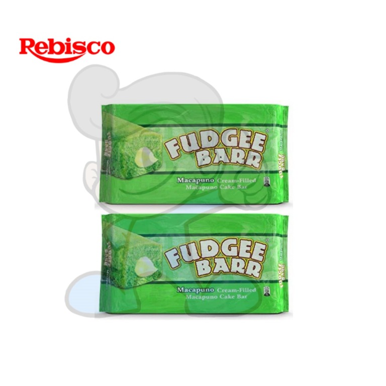 Fudgee Barr Macapuno Cream-Filled Macapuno Cake Bar (2 x 390 g), Food ...