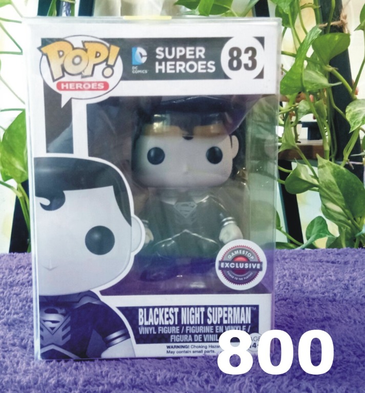 FUNKO DC SUPER HEROES BLACKEST NIGHT SUPERMAN GAMESTOP EXCLUSIVE ...