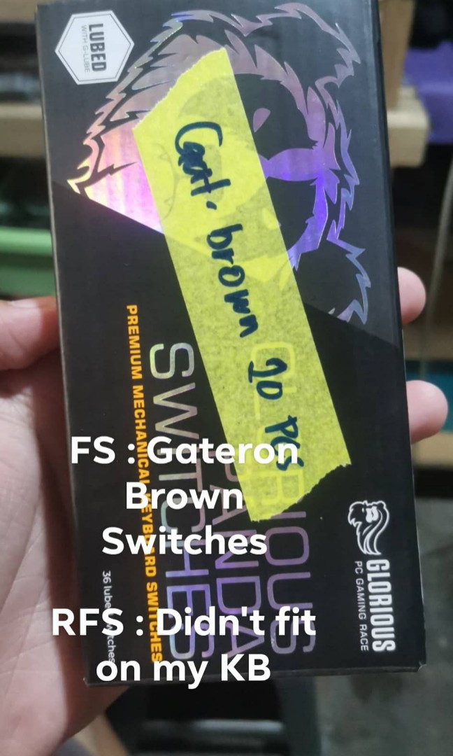 Gateron Brown Switches Computers And Tech Parts And Accessories Computer Keyboard On Carousell