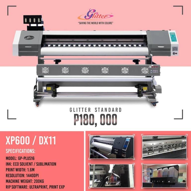 GLITTER PRO PLUS XP600/DX11 LARGE FORMAT PRINTER, Computers & Tech ...