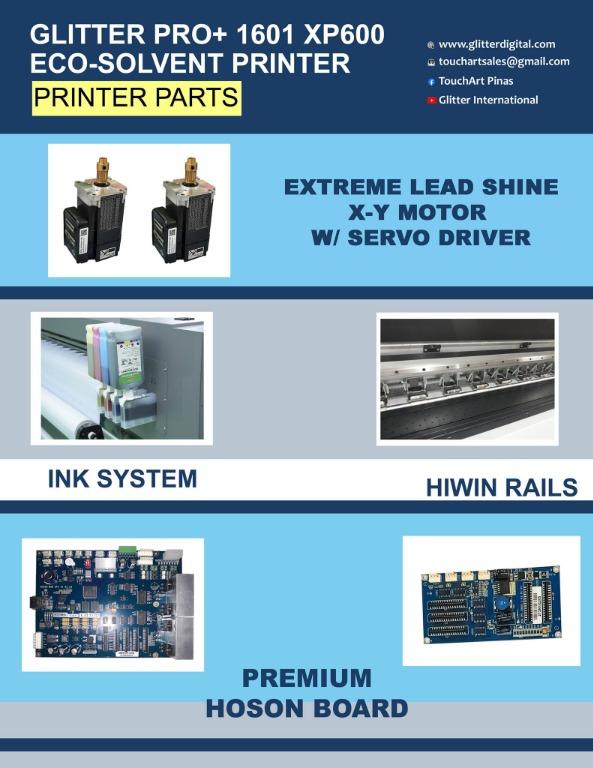 GLITTER PRO PLUS XP600/DX11 LARGE FORMAT PRINTER, Computers & Tech ...