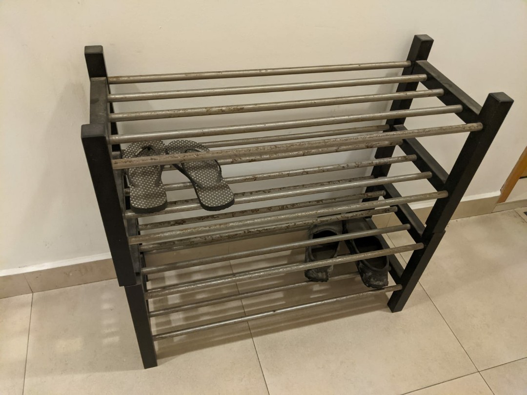 Ikea TJUSIG shoe rack x 2, Furniture & Home Living, Furniture, Shelves ...