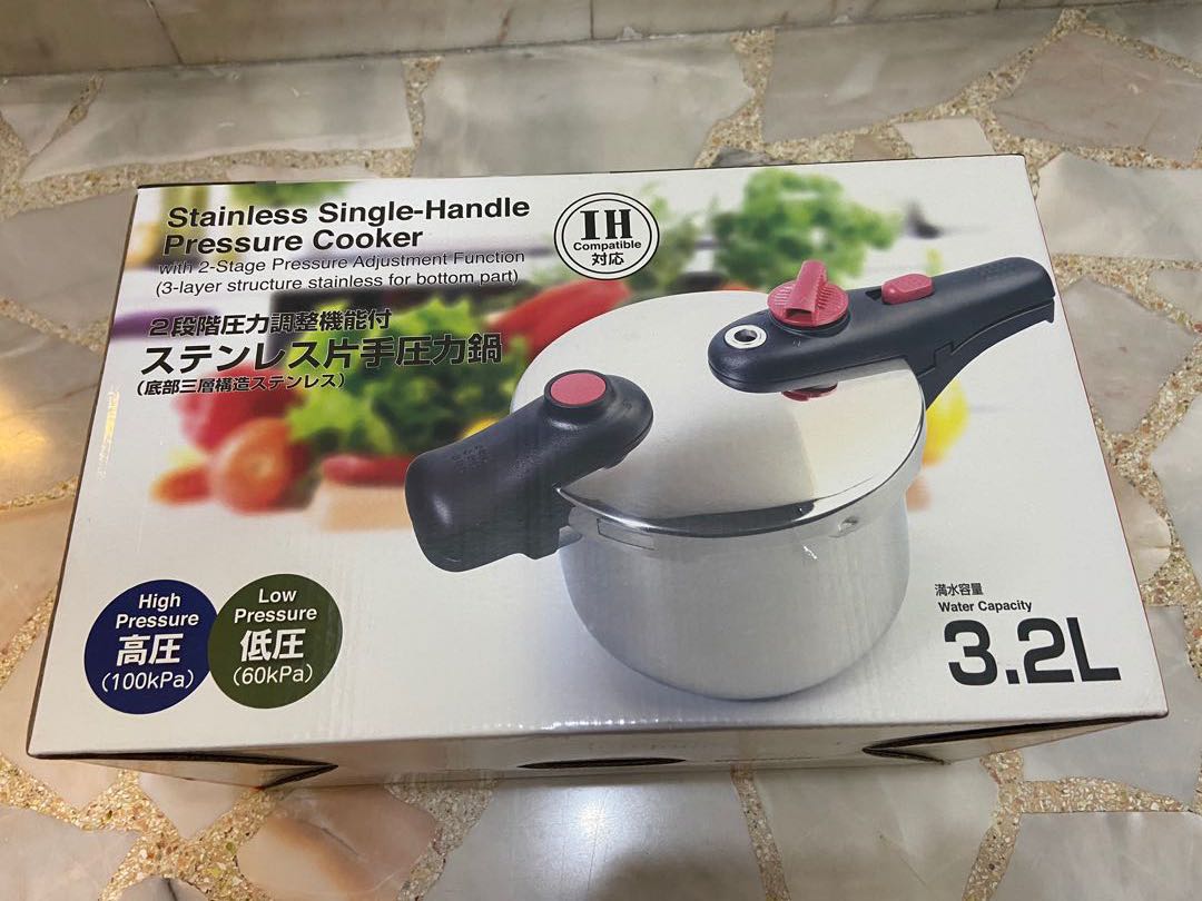 Japan Pressure Cooker 3.2L (Stainless Single-Handle), TV & Home ...