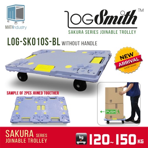 Turtle Trolley Joinable Platform Trolley WITHOUT handle & detachable ...