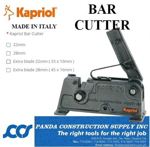 KAPRIOL Bar Cutter (Made in Italy), Commercial & Industrial ...