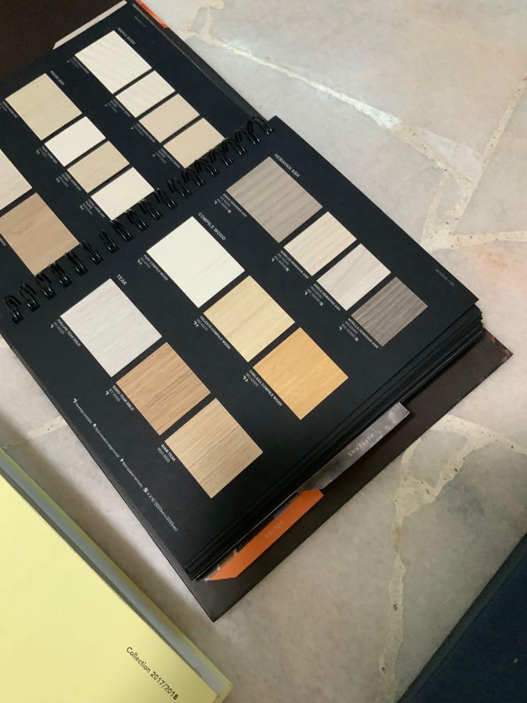 Laminated Catalogue Samples Set: EDL, Lamitak, Panaplast, Formica ...