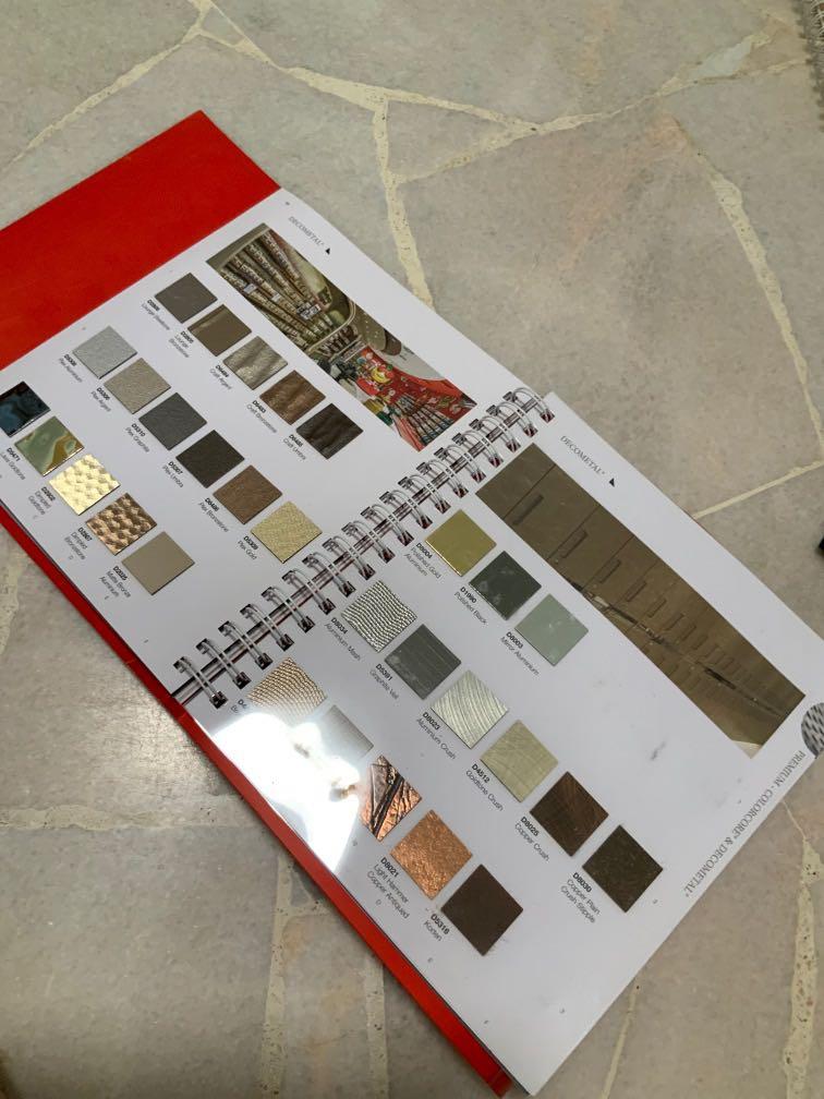 Laminated Catalogue Samples Set: EDL, Lamitak, Panaplast, Formica ...