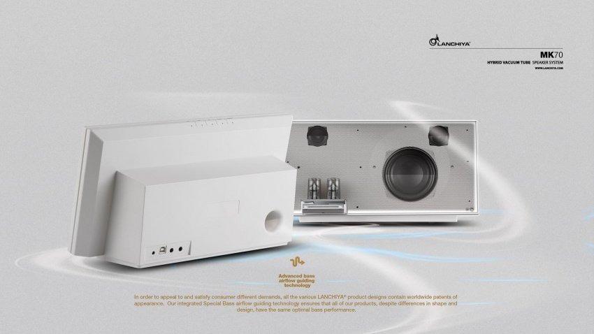 LANCHIYA 混合真空管揚聲器系統 MK70 混合真空管藍牙喇叭, 音響器材, 可攜式音響設備 - Carousell
