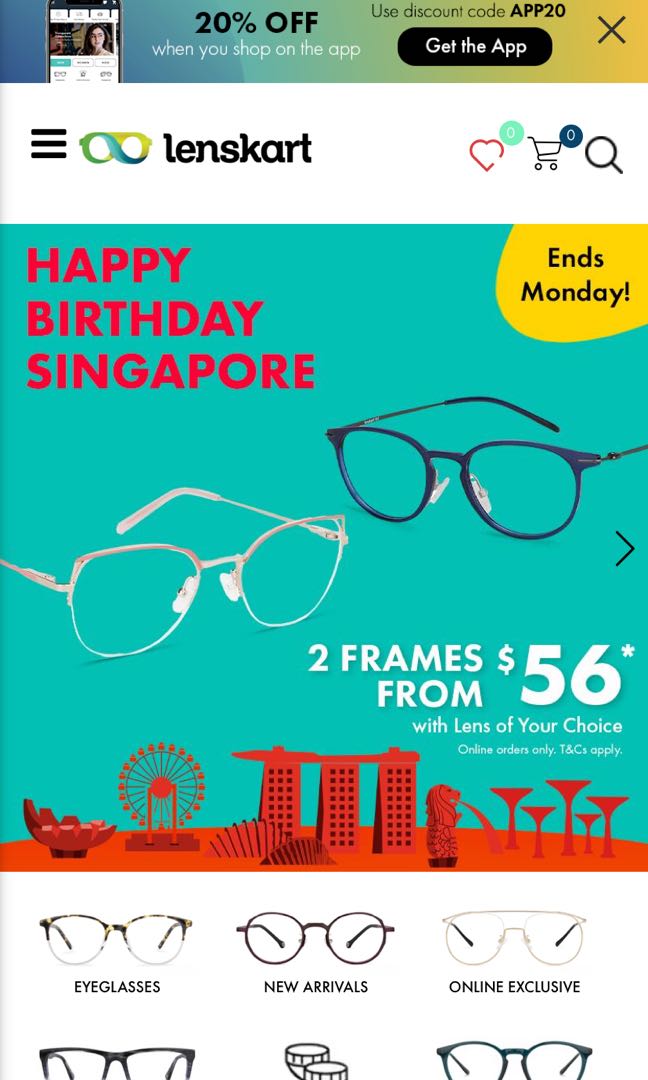 Lenskart 1-for-1, Tickets & Vouchers, Vouchers on Carousell