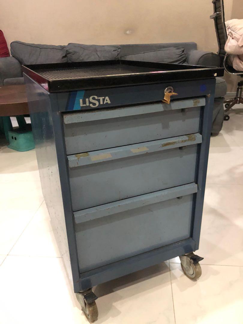 LISTA mobile work cabinet, Furniture & Home Living, Furniture, Shelves ...