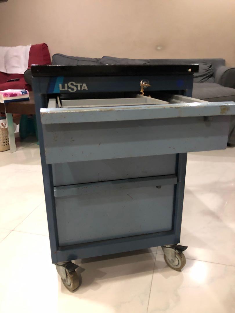 LISTA mobile work cabinet, Furniture & Home Living, Furniture, Shelves ...