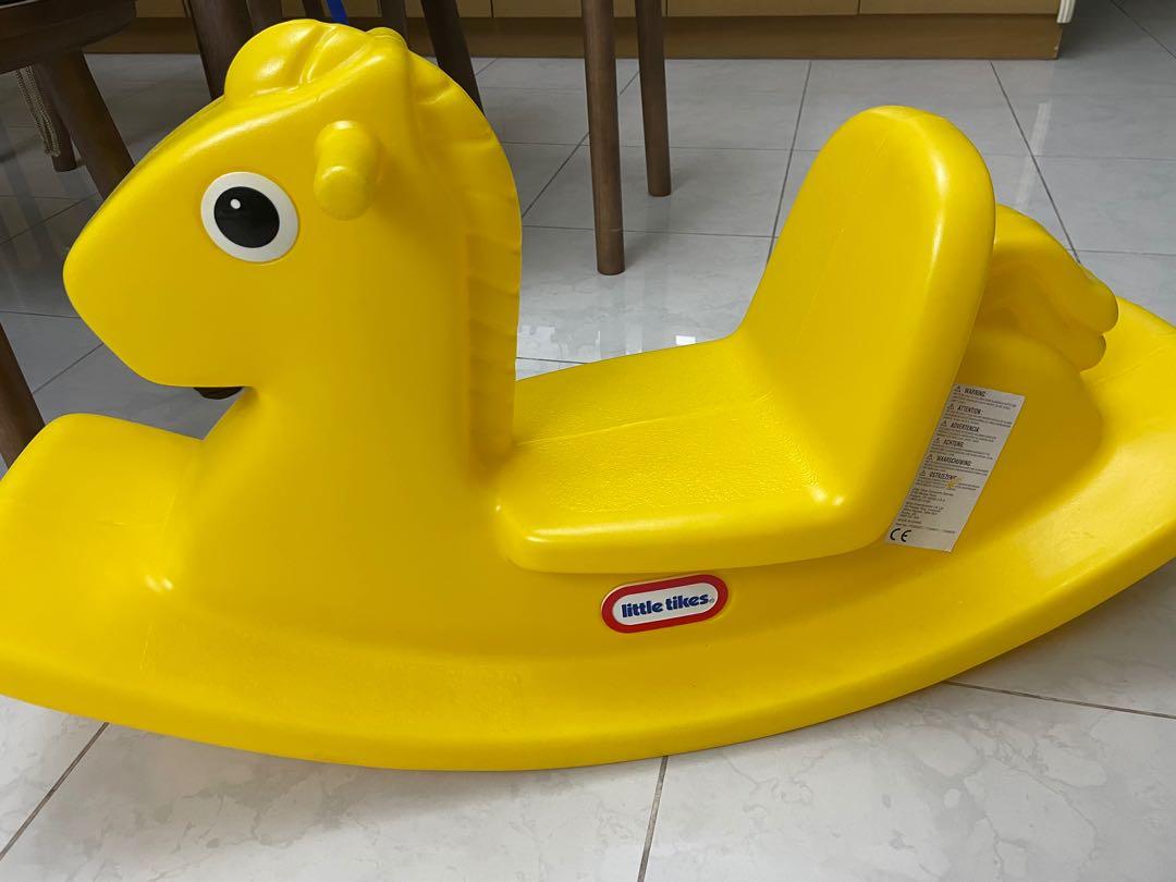 Little Tikes Rocking Horse - Yellow, Babies & Kids, Infant Playtime on ...