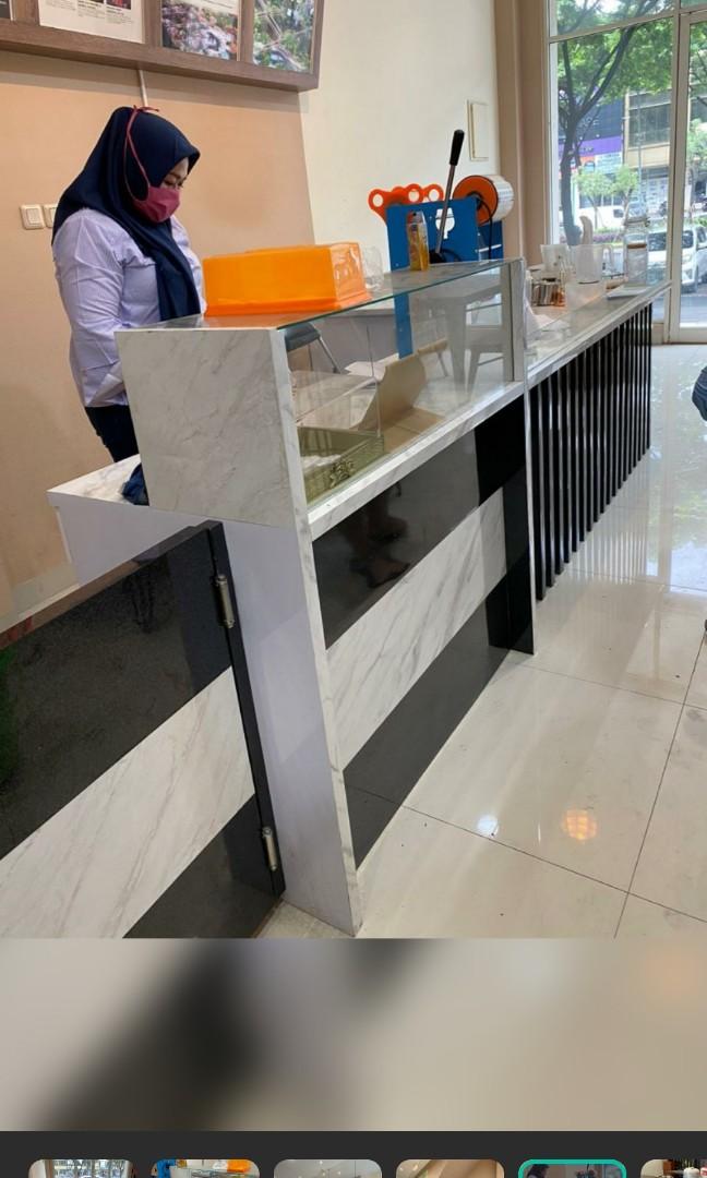 Meja pantry ex cafe meja dapur kitchen set, Perabotan Rumah di Carousell