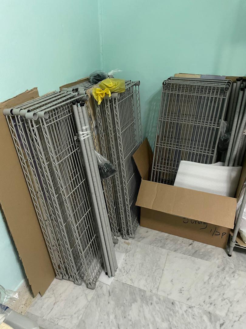 MENOVA brand 5 tier heavy duty storage shelves / racks for storeroom ...