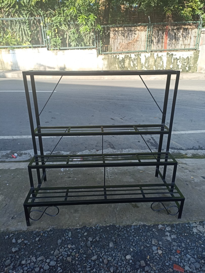 Metal Plant Rack, Furniture & Home Living, Gardening, Pots & Planters ...