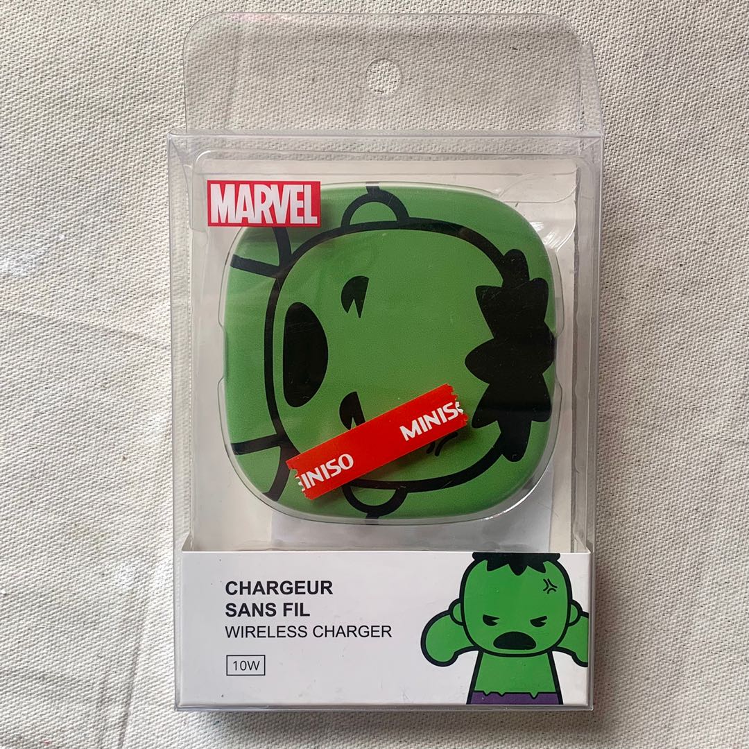 Miniso Wireless Charger (Marvel: Hulk), Mobile Phones & Gadgets, Mobile ...
