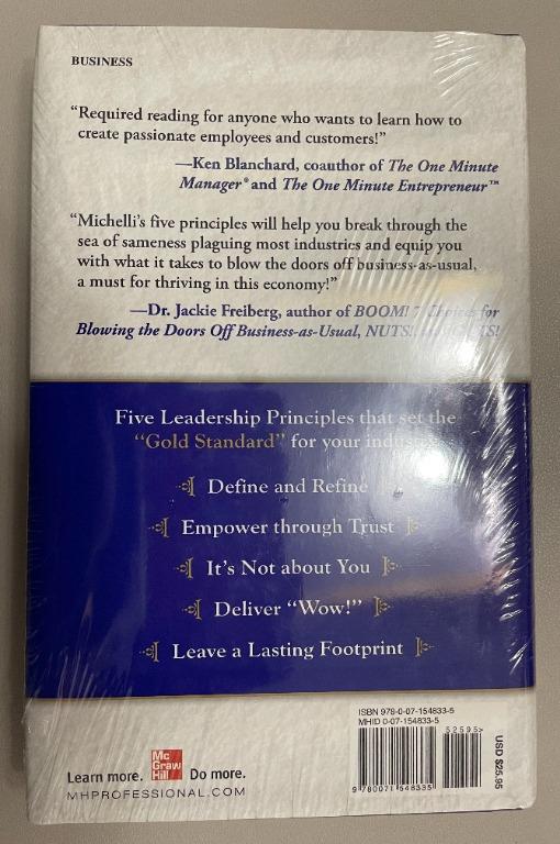 New Book: The New Gold Standard: 5 Leadership Principles for Creating a ...