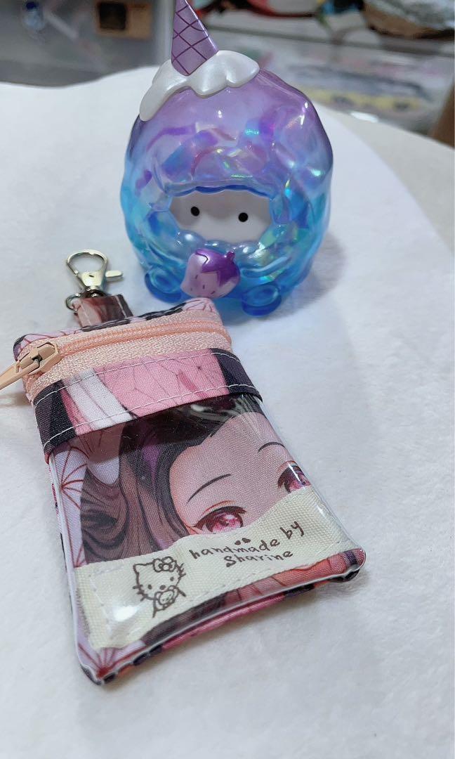 Nezuko Demon Slayer trace together token cover pouch holder, Women's ...