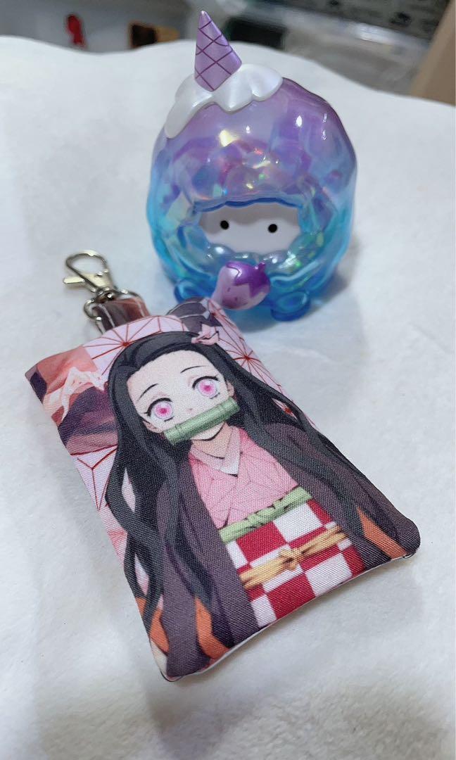 Nezuko Demon Slayer trace together token cover pouch holder, Women's ...
