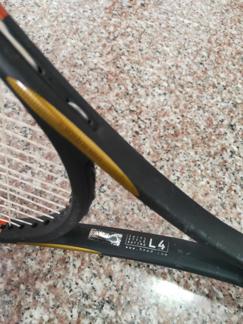 OLD SCHOOL Head Radical Intelligence racket, Sports Equipment, Sports ...