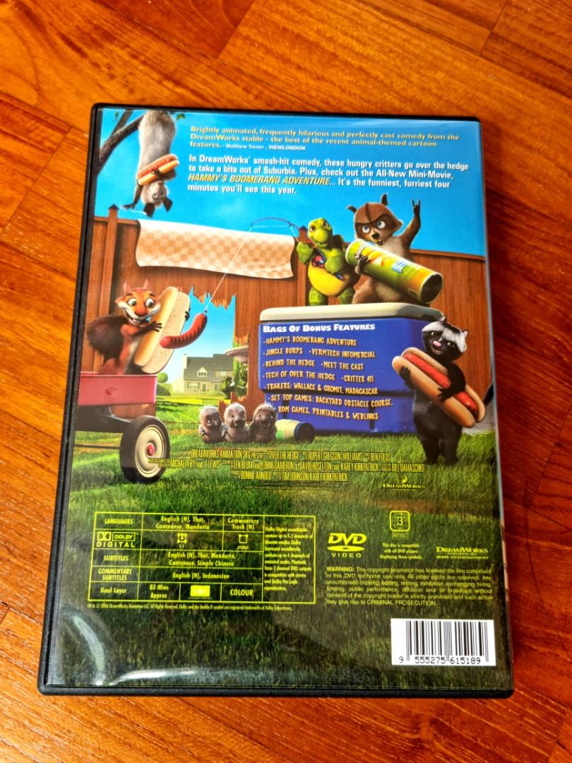 Over The Hedge - Original DVD with 5 Plush Toys Gift Set, Hobbies ...