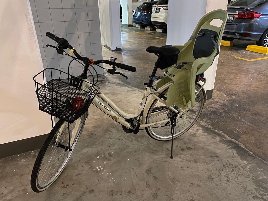 Polygon Sierra Lite 26 City Bike with Child Seat, Sports Equipment ...