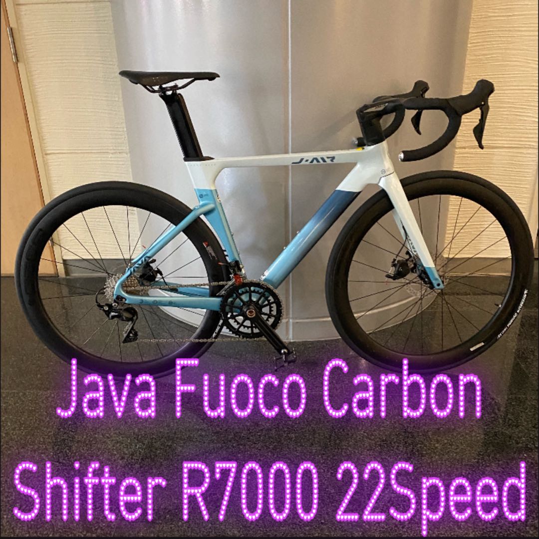 Java Fuoco Carbon Fiber 105 22 Speed Road Bike | Shimano R7000 Shifter ...