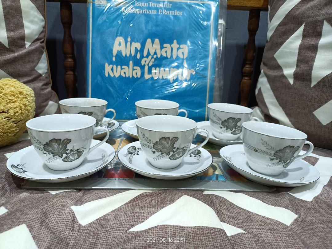 Set cawan bunga padi vintage, Hobbies & Toys, Collectibles ...