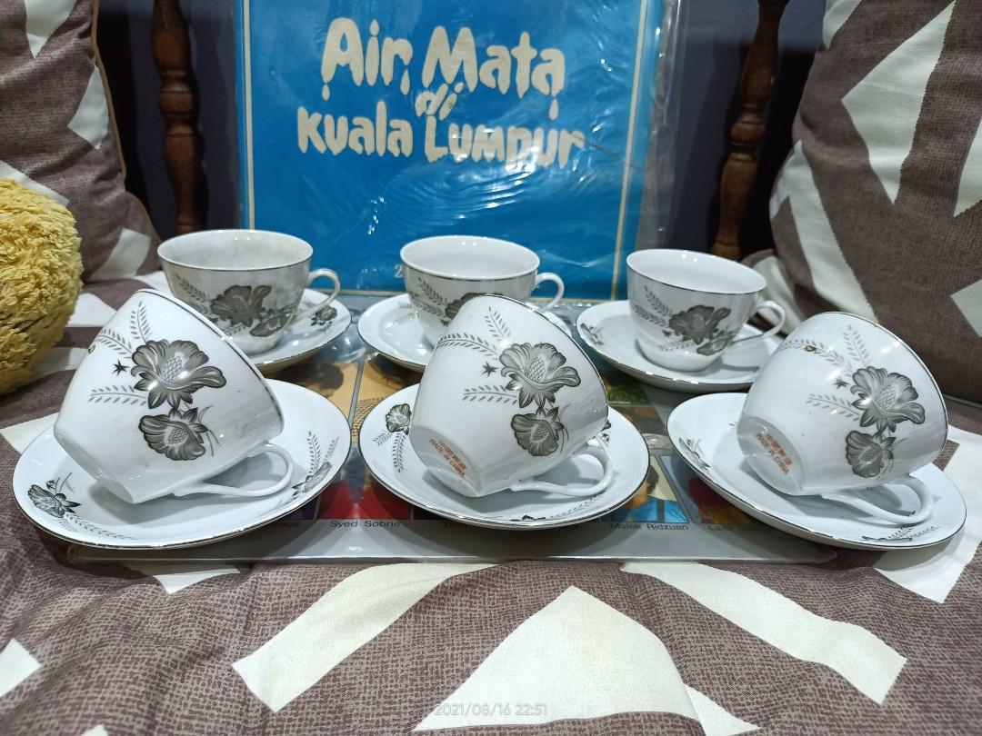 Set cawan bunga padi vintage, Hobbies & Toys, Collectibles ...