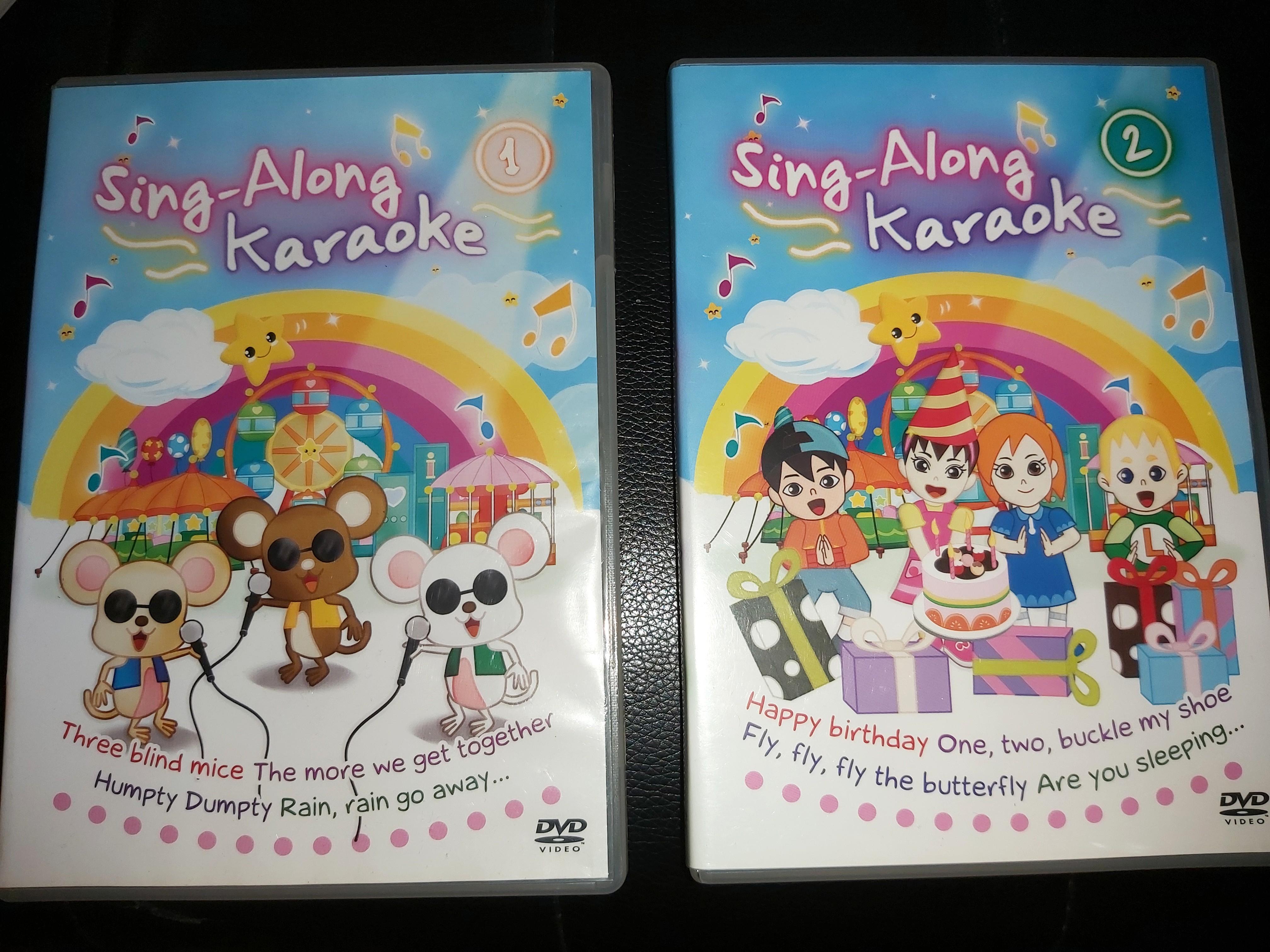 SING-ALONG KARAOKE Children Dvd, Hobbies & Toys, Music & Media, CDs ...