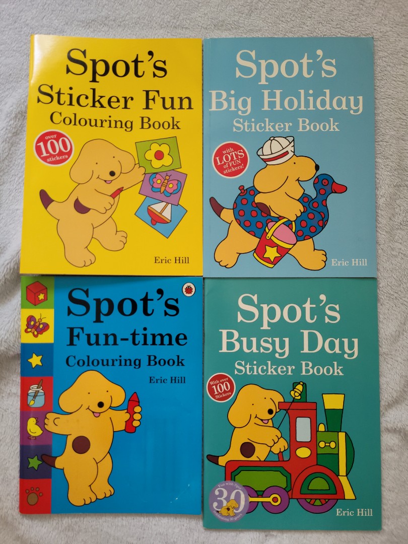 Spot's Stickers Fun Colouring Book, Hobbies & Toys, Books & Magazines ...