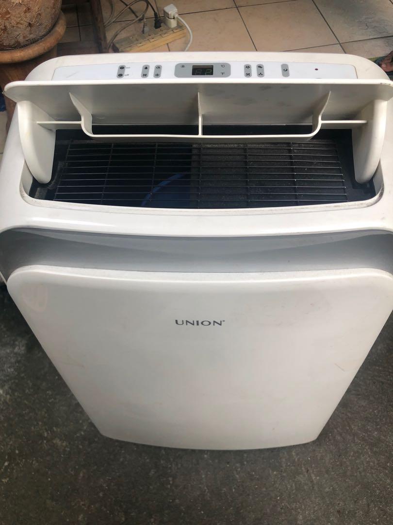 Union portable aircon 1hp, TV & Home Appliances, Air Conditioning and ...