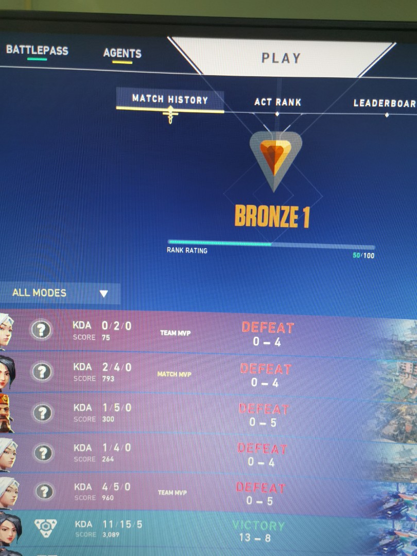 Valorant account bronze 1, Video Gaming, Gaming Accessories, Game Gift ...