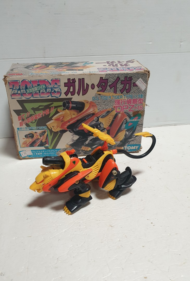 vintage tomy DPZ 16 gul tiger zoids, Hobbies & Toys, Toys & Games on ...