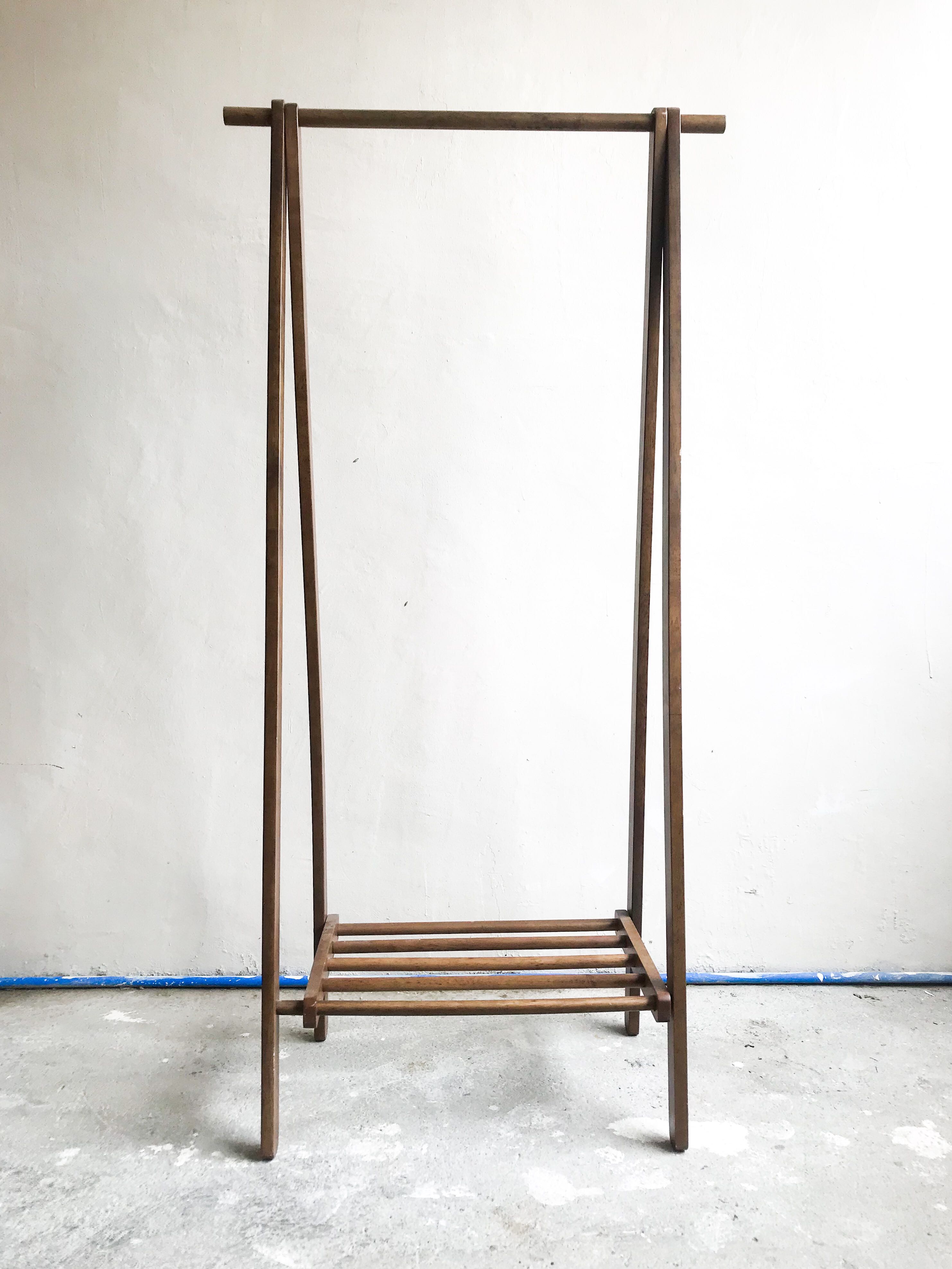 Wooden Clothes Rack, Furniture & Home Living, Home Improvement ...