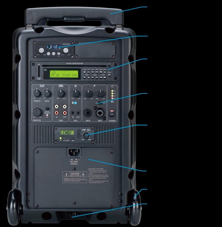 實體店鋪 Okayo 120W 流動無線擴音機 GPA-820D 信興香港行貨 原廠一年保養 (School Audio 學校音響專區 ...