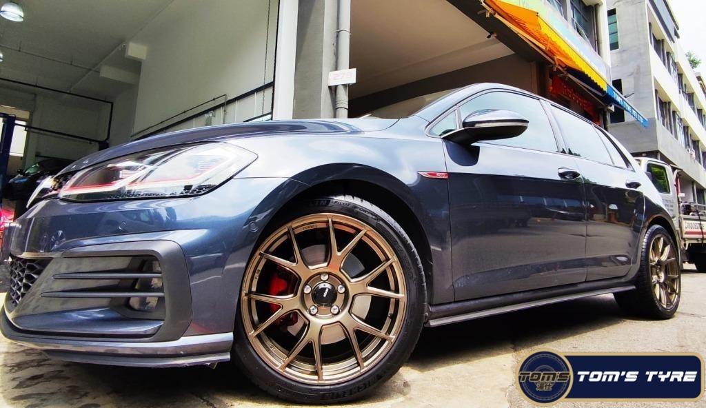18'' Konig Ampliform Bronze, Car Accessories, Tyres & Rims on Carousell